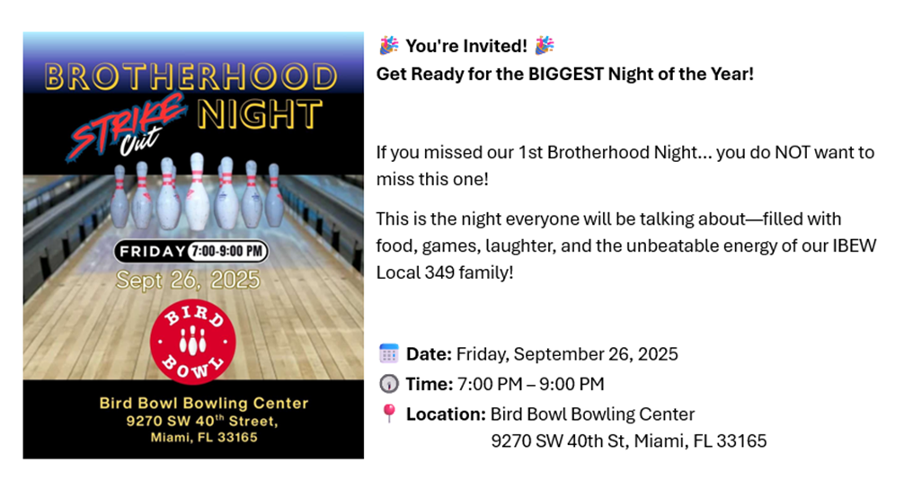 IBEW Local Union 349